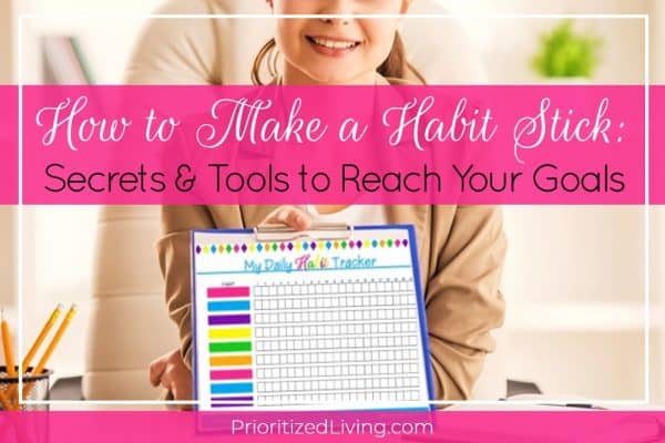 How to Make a Habit Stick: Secrets & Tools to Reach Your Goals ...