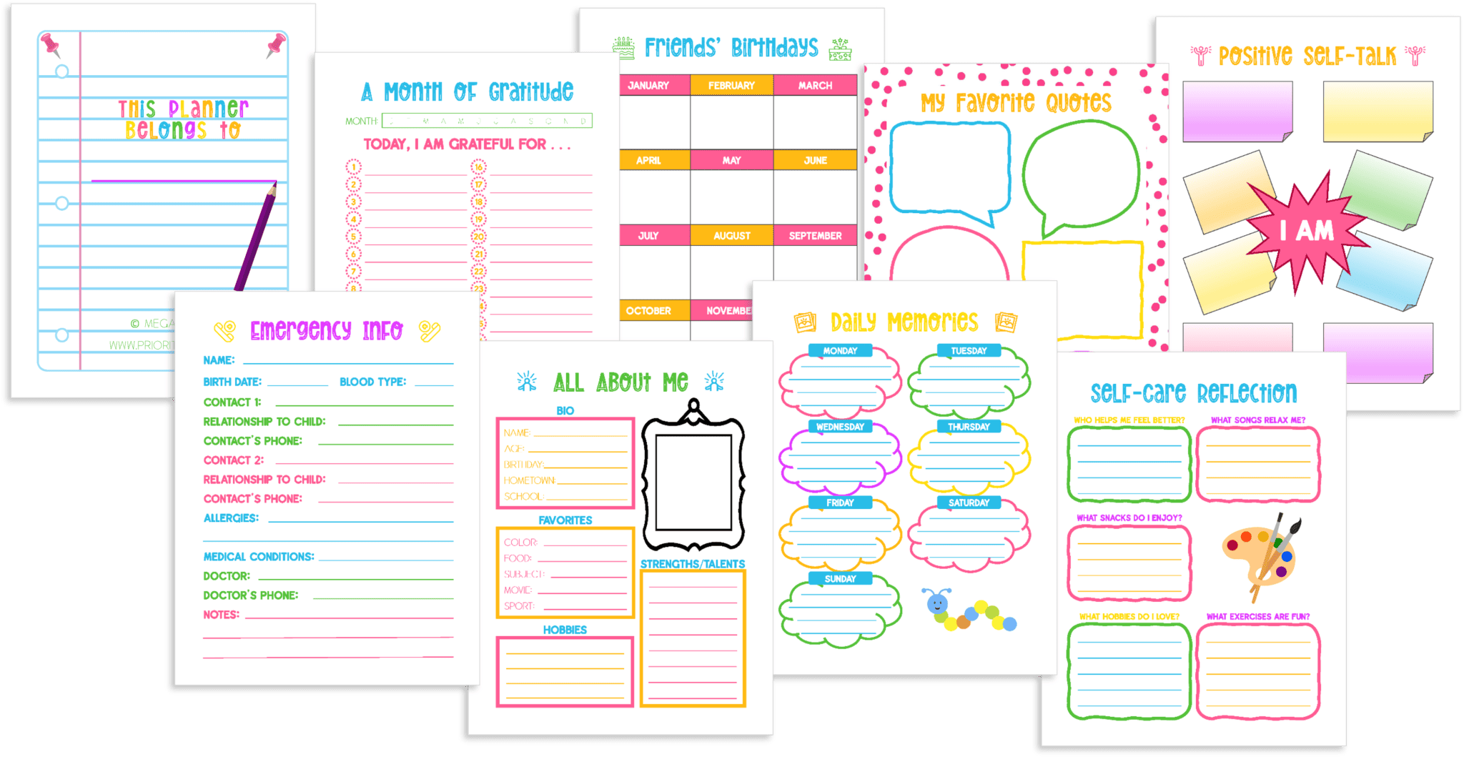 10 Things You Can Teach Your Kids with a Fun Planner - Prioritized Living