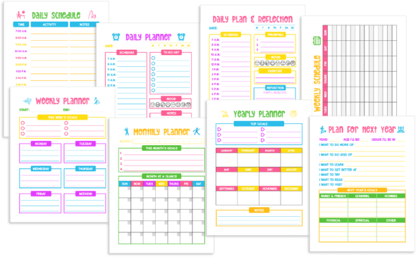 10 Things You Can Teach Your Kids with a Fun Planner - Prioritized Living